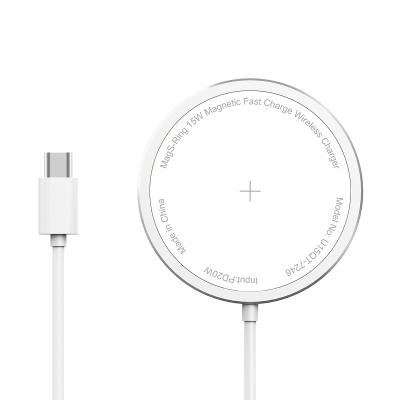 China TPE Qi 15W 205KHz Magnetic Charging Wireless Pad Cordless for sale