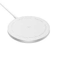 China Aluminium Magnetic 7.8N 15w Wireless Charger Pad For IPhone 12 for sale