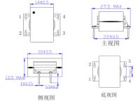 China Customized ER20 Planar Power 220V To 12V Transformer for sale