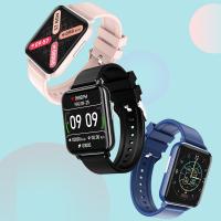 China BP SpO2 1.54 Inches Square Sport Touchscreen Smartwatch Waterproof IP67 for sale