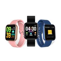 China 2.5D Glass Full Touch Screen Smartwatch Ip68 , 1.3in Smart Heart Rate Wristband for sale