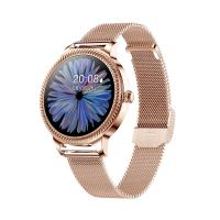 China Rose Gold Waterproof Smart Watch For Android / Ios , 120mAh TFT Running Watch Waterproof for sale