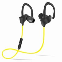 China Rechargeable 10m IPX4 Neckband Bluetooth Earphones With Mic for sale