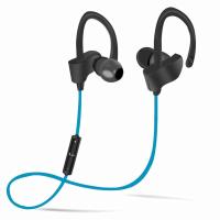 China Rechargeable 10m IPX4 Neckband Bluetooth Earphones With Mic for sale