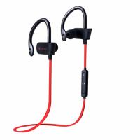 China Rechargeable 10m IPX4 Neckband Bluetooth Earphones With Mic for sale