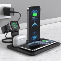 China QC3.0 Phone And Computer Accessories 15W 4 In 1 Wireless Charging Station for sale