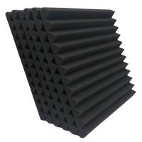 China KTV Recording Studio Sound Absorbing Sponge 30x30x5cm High Density Flame Retardant Self-Adhesive Acoustic Foam for sale
