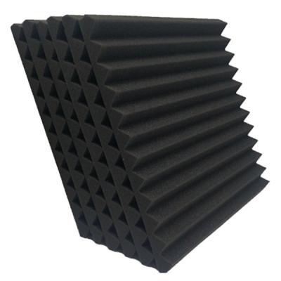 China KTV Recording Studio Sound Absorbing Sponge 30x30x5cm High Density Flame Retardant Self-Adhesive Acoustic Foam for sale