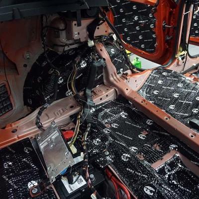 China Custom Automotive Sound Proofing Mat with Mixed Materials - IATF 16949 & ISO 9001 Certified for Luxury Vehicle Noise Reduction for sale