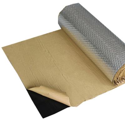 China 2mm Automotive Sound Deadening Mat with Aluminum Foil Surface - Butyl Rubber Vibration Damping & Noise Reduction Material for sale