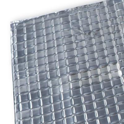 China 2mm Environmentally Friendly Vibration Damping Material with Square Embossed Aluminum Foil for Automotive and Industrial Noise Reduction for sale