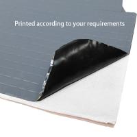 China 2mm Environmentally Damping Pad Square Embossing Automotive Sound and Heat Insulation for sale