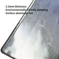 China 2.5mm Aluminum Surface Vibration and Noise Reduction Pad - Automotive Sound Insulation Mat with IATF 16949 Certification for sale