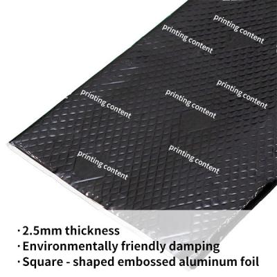 China 2.5mm Auto Acoustic Pad Aluminum Foil Damping Sheet for Vibration Reduction for sale