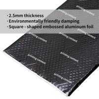 China 2.5mm Automotive Sound Insulation Mat with Rhombus Embossed Aluminum Foil - Vibration Damping Material for Vehicles and Machinery for sale