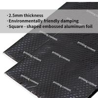 China 2.5mm Automotive Vibration Damping Pad - ROHS Certified Butyl Rubber Sound Insulation Mat with IATF 16949 Quality for sale