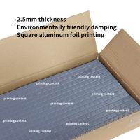 China 2.5mm Automotive Sound Deadener Heat Insulation Damping Pad Aluminum Foil ROHS for sale
