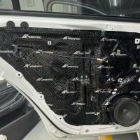 China Auto Chassis Noise Barrier Sound Deadening Mat 80 mil Thick Car Soundproofing for sale