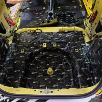 China Butyl Rubber Car Sound Deadening Mat 2mm Thick Peel and Stick Waterproof Automotive Sound Insulation for sale