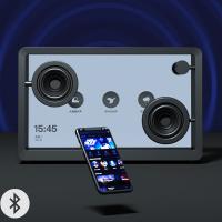 China Ultra Clear Glass Interactive Bluetooth Speaker AR Coated HD for sale