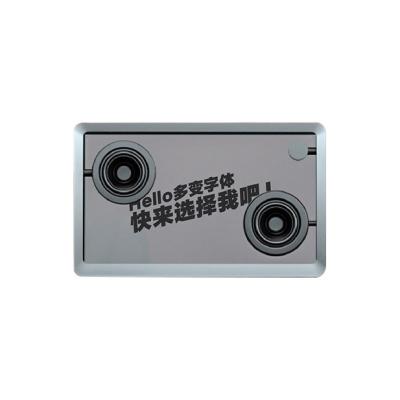 China Dynamic Wallpapers Rectangle Bluetooth Speaker Multiple Font Settings for sale