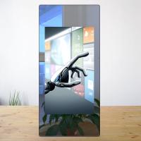 China Transparent Electrode Interactive Fitness Mirror 700 Nits 3D Camera for sale