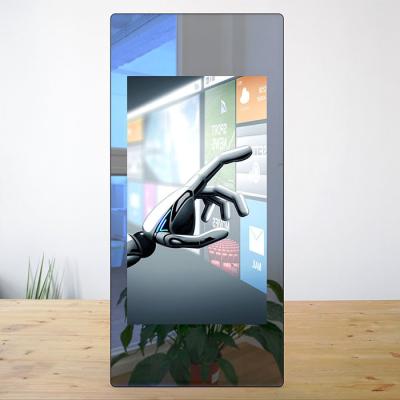 China Transparent Electrode Interactive Fitness Mirror 700 Nits 3D Camera for sale