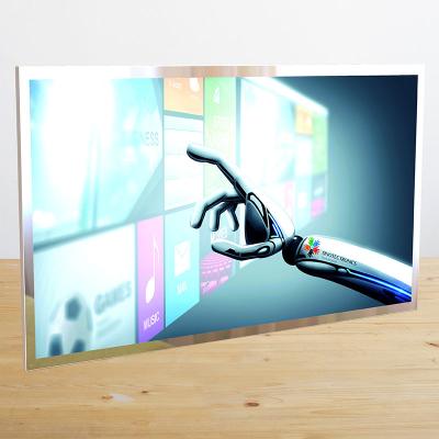 China 1.07B 55'' 10 Points 4K LCD Interactive Touch Screen Mirror TV Wall Mount for sale