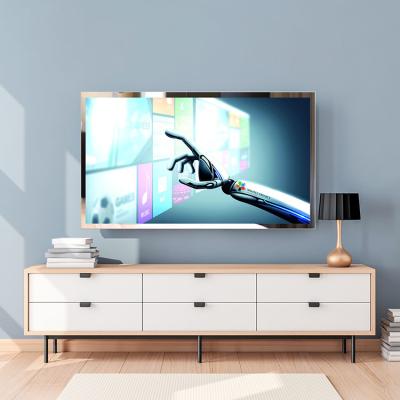 China Straight Edge VESA 55'' Interactive Touch Screen TV With 4mm Cover Glass for sale