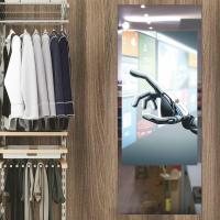 China Black Shell 1900*760*55mm Retail Smart Mirror For Clothes Store for sale