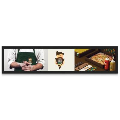 China Multilingual Stretched LCD Display USB Host 2.0 1920x360 28 Inch for sale