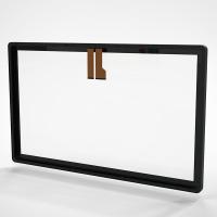 China 32 Inch Surface Tempered Glass Touch Panel Structure 762.6x457 Cover Lens O.D for sale