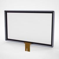 China 32 Inch Surface Tempered Glass Touch Panel Structure 762.6x457 Cover Lens O.D for sale