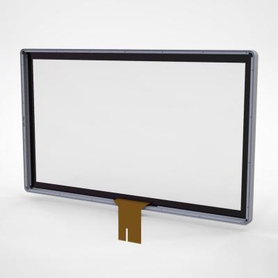China 32 Inch Surface Tempered Glass Touch Panel Structure 762.6x457 Cover Lens O.D for sale