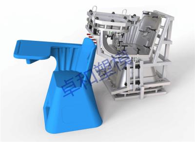 China Blue Study Desk Casing Rotational Mold Makers / Rotational Moulded Furniture for sale