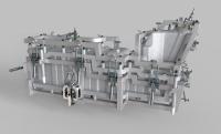 China 500L Fuel Plastic Tank Mold , Full Framework Heavy Clamps Rotomolding Molds for sale