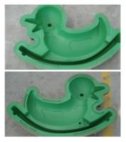 China Shiny Surface Finish Custom Rotational Molding For Plastic Rocking Chair for sale