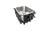China Slider Designed Rack Case Rotomolding Molds With Brass Pins 8000 Shots Long Mold Life for sale