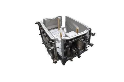 China Slider Designed Rack Case Rotomolding Molds With Brass Pins 8000 Shots Long Mold Life for sale