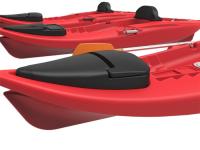 China 3.8 Meters LLDPE Roto Molded Plastic Kayak Polyethylene Kayak With Double Wall Cover for sale