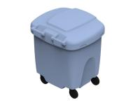 China LLDPE Rotational Moulding Products 150L Garbage Can With Single Wall Lid Wear Resistance for sale