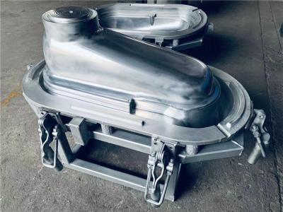 China Durable Mobile Toilet Casting Mould Shiny Surface Treatment Finish A356 Rotomolding Plastic Tank Mold for sale