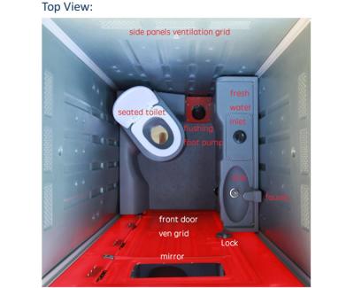 China Rotational Fresh Water Tank Mould , Mobile Rotomolding Toilet Tank Mold for sale