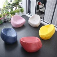 China Sea Shell Plastic Chair Rotomolded PE Funiture Morden Design for sale