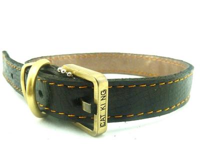 China Heavy Duty Needlepoint Dog Collar 1.5 Inch Wide Adjustable Nylon Pet Collar for sale