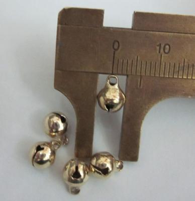 China Small Jingle Bells 1 Inch Metal Craft Bells for DIY Projects and Holiday Decor for sale