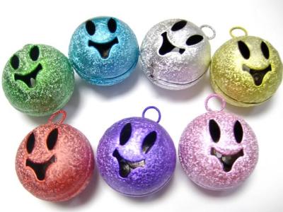 China Wholesale Christmas Jingle Bells Ornament 50mm Metal Craft for Holiday Decoration for sale