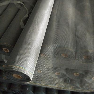 China Fiberglass Mesh Window Screen 18x16 Mesh Size Black Charcoal Gray Roll for sale