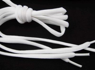 China Cotton Shoelace 120cm Round Braided Durable Shoe Laces for Casual Sneakers for sale