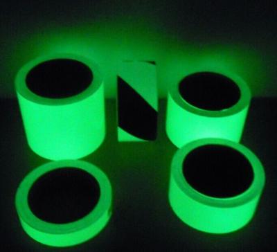China PET Luminous Warning Tape 5cm x 10m for Safe Passage Marking for sale